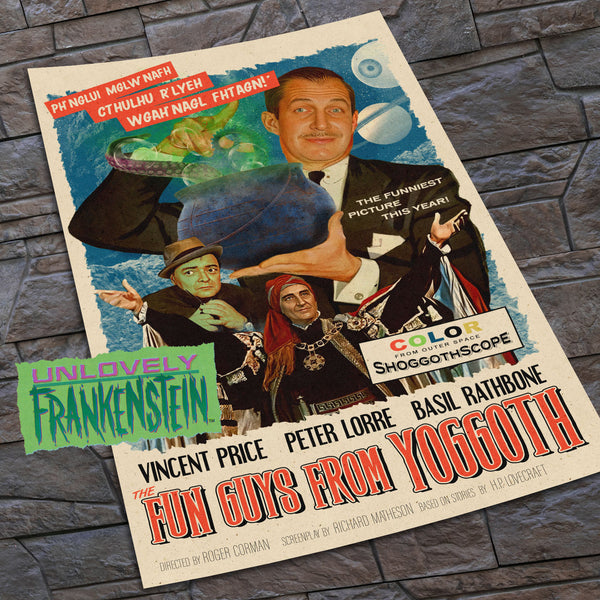 The Fun Guys from Yoggoth | 11x17 art print – unlovelyfrankenstein